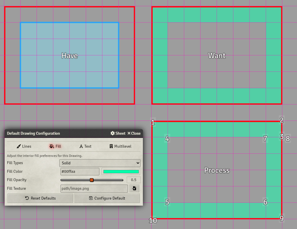 How do I invert the drawing fill? : r/FoundryVTT